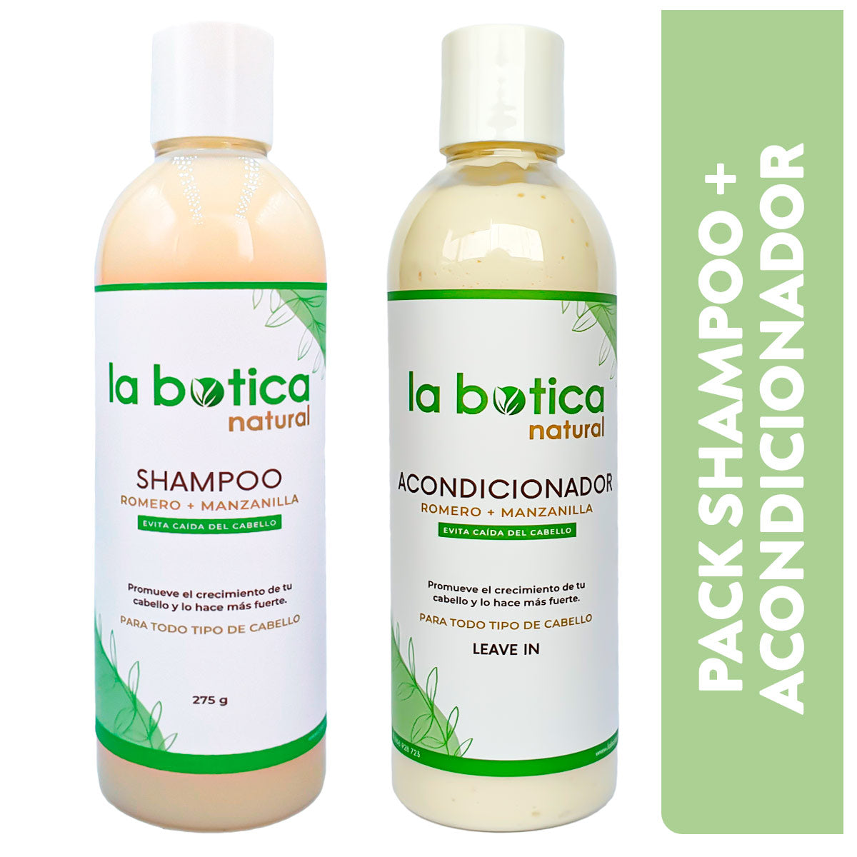 Pack Shampoo + Acondicionador con Romero y Manzanilla