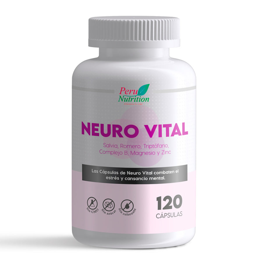 Neuro Vital (Antiestrés - Imsomnio - Concentración - Sistema Nervioso